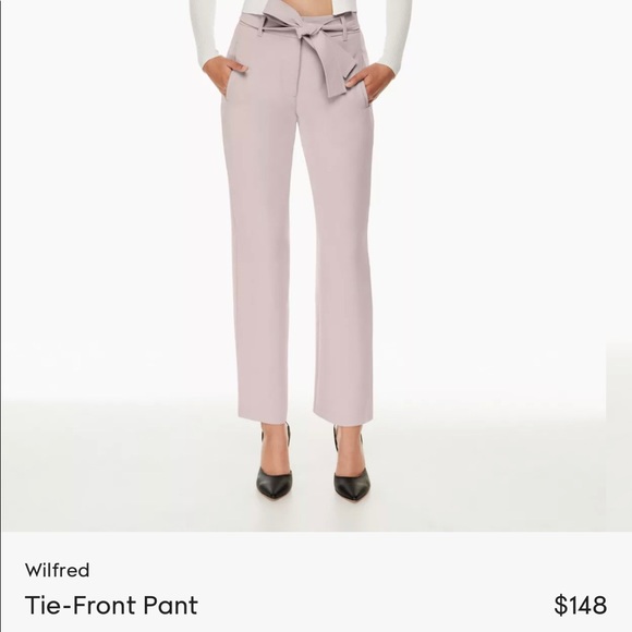 Aritzia | Pants & Jumpsuits | Aritzia Tie Front Pants | Poshmark